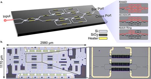 Self-configuring programmable silicon photonic filter for integrated microwave photonic ...