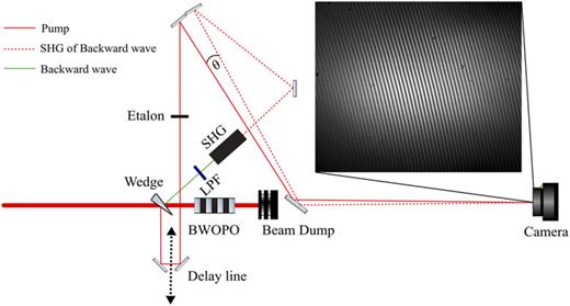 Phase-locked degenerate backward wave optical parametric oscillator ...