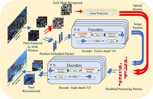 Optical Implementation And Robustness Validation For Multi Scale Masked Autoencoder Apl