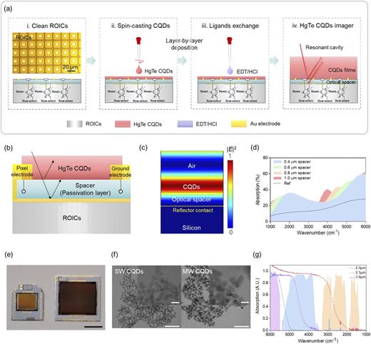 Megapixel large-format colloidal quantum-dot infrared imagers with ...