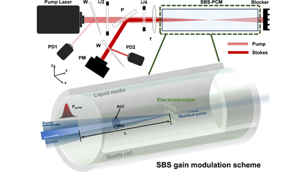 Stability enhancement with nonlinear gain modulation in high-power SBS ...