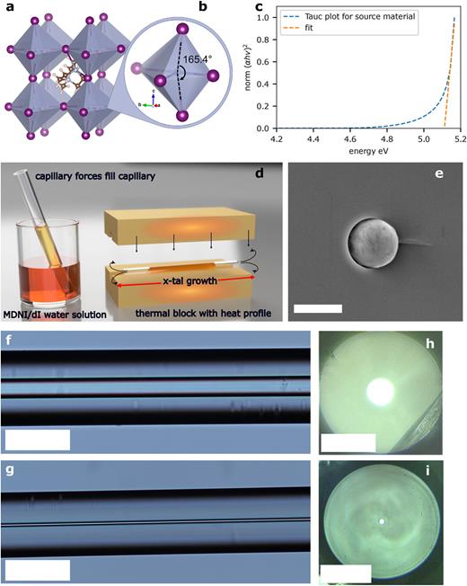Few-mode metal-free perovskite optical fiber with second-order optical ...
