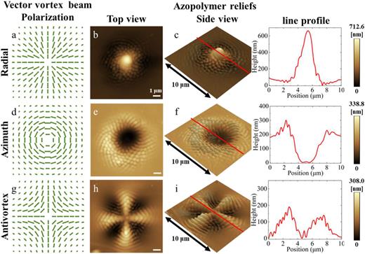 Direct imprint of optical skyrmions in azopolymers as photoinduced ...
