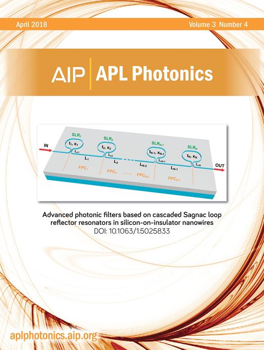 Volume 3 Issue 4 | APL Photonics | AIP Publishing