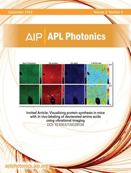Volume 3 Issue 9 | APL Photonics | AIP Publishing