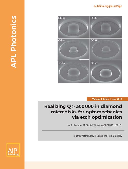 Volume 4 Issue 1 | APL Photonics | AIP Publishing