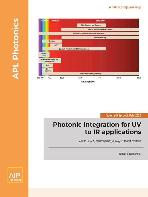 Volume 5 Issue 2 | APL Photonics | AIP Publishing