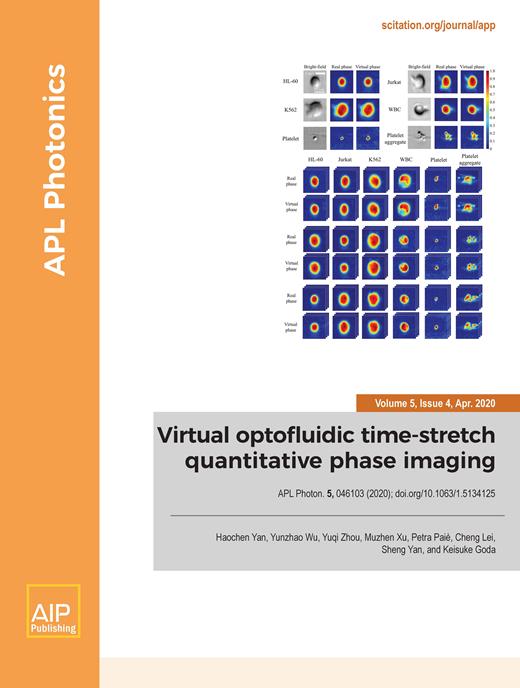 Volume 5 Issue 4 | APL Photonics | AIP Publishing