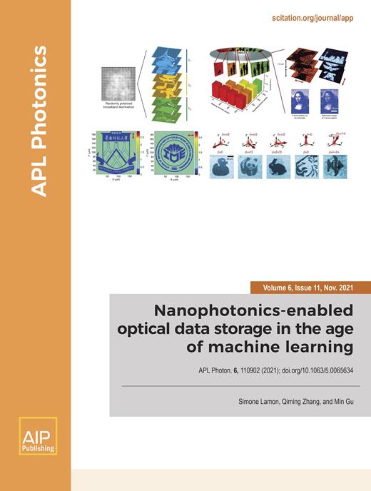 Volume 6 Issue 11 | APL Photonics | AIP Publishing