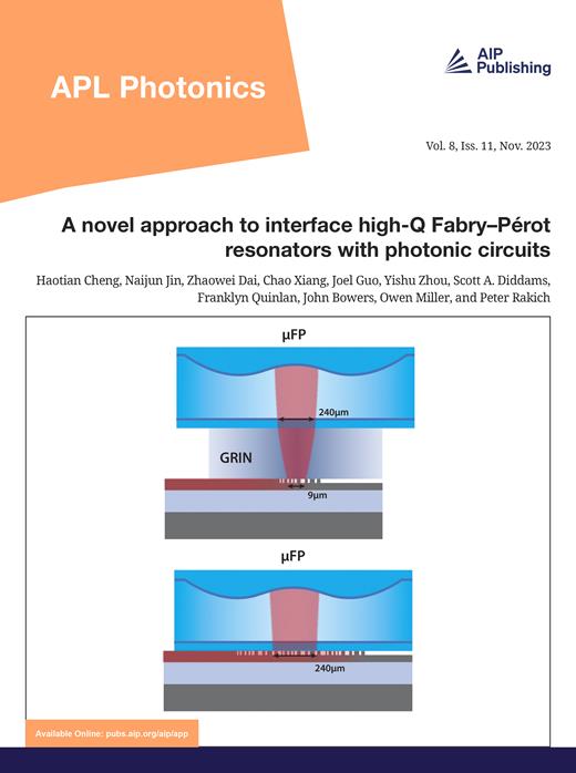 Volume 8 Issue 11 | APL Photonics | AIP Publishing