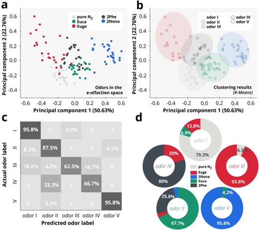 Machine learning-enabled graphene-based electronic olfaction sensors ...