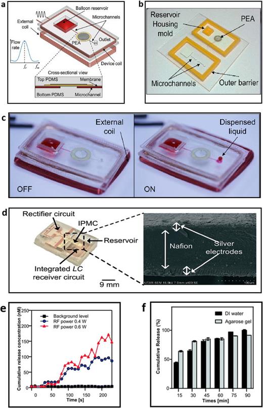 Radio frequency controlled wireless drug delivery devices | Applied ...