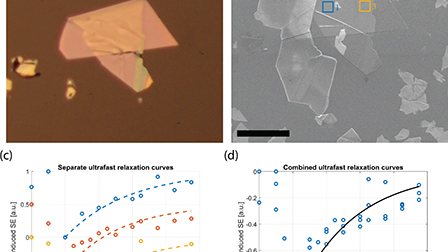 Ultrafast scanning electron microscopy with sub-micrometer optical pump ...