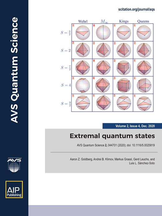 Volume 2 Issue 4 | AVS Quantum Science | AIP Publishing
