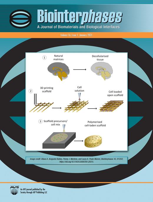 Volume 16 Issue 1 | Biointerphases | AIP Publishing