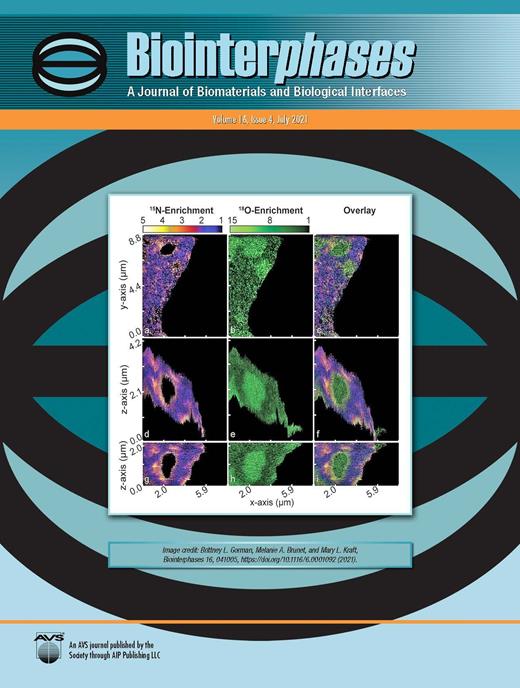 Volume 16 Issue 4 | Biointerphases | AIP Publishing