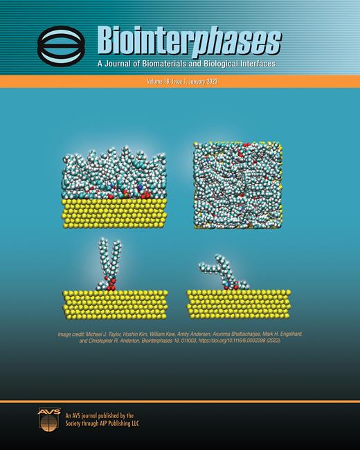 Volume 18 Issue 1 | Biointerphases | AIP Publishing