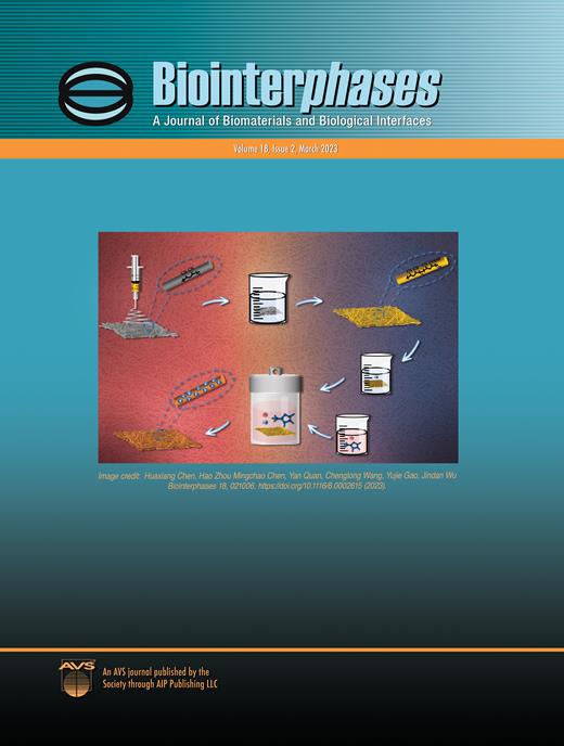 Volume 18 Issue 2 | Biointerphases | AIP Publishing