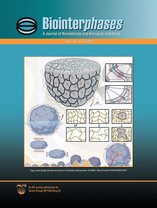 Volume 19 Issue 4 | Biointerphases | AIP Publishing