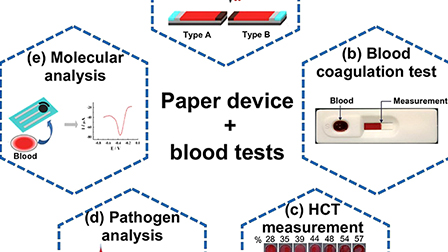 Paper-based analytical devices for point-of-care blood tests ...