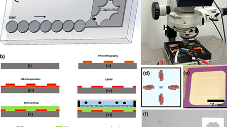 Magnetophoretic capacitors for storing single particles and magnetized ...