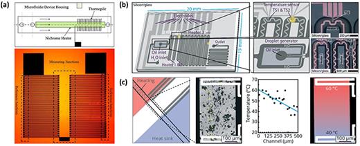 Advanced microfluidic systems with temperature modulation for ...