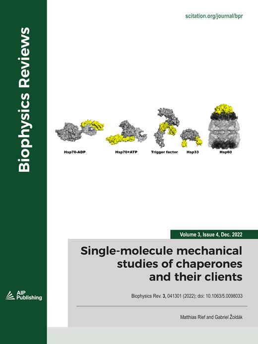 Volume 3 Issue 4 | Biophysics Reviews | AIP Publishing