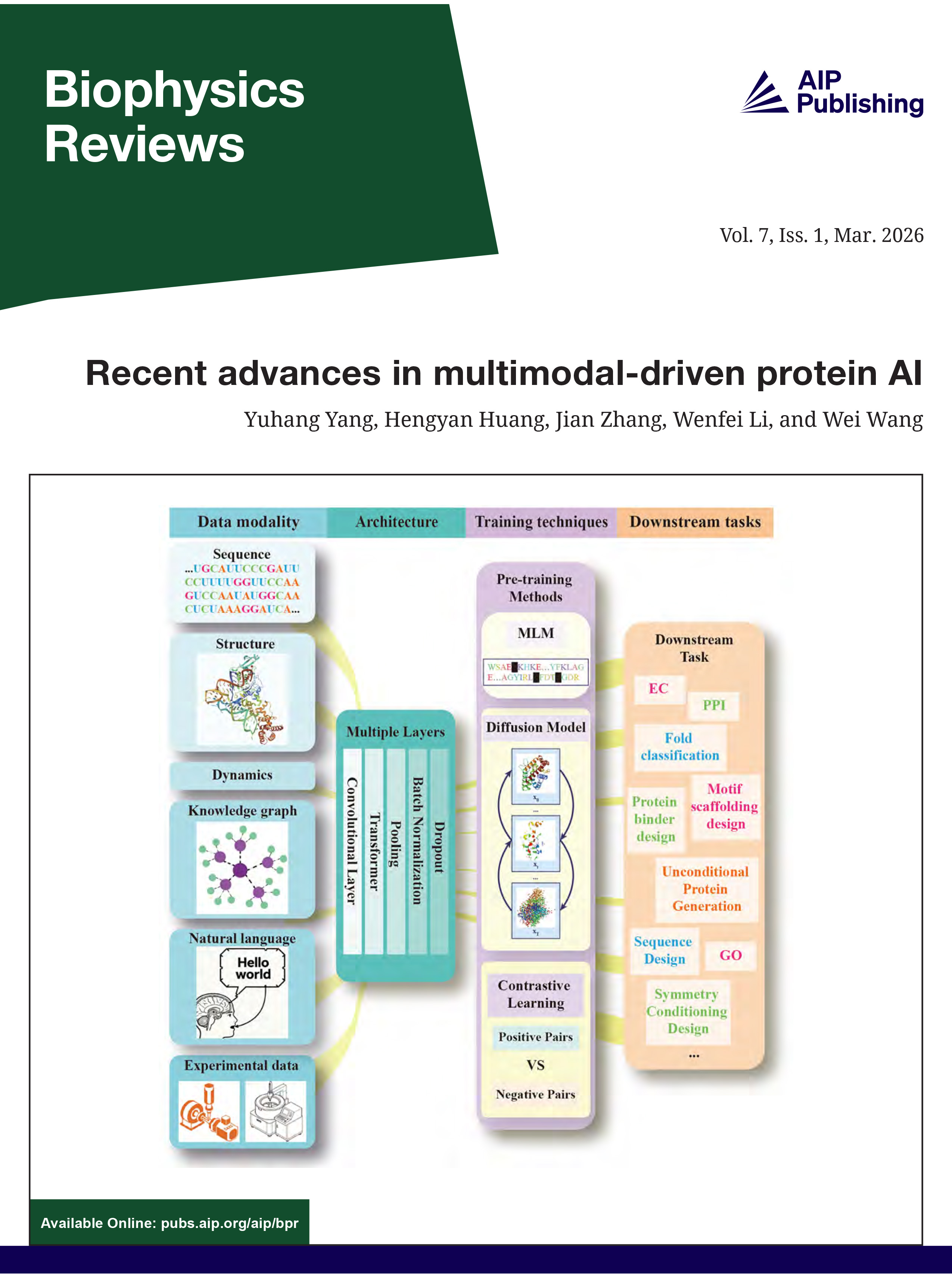Volume 7 Issue 1 | Biophysics Reviews | AIP Publishing