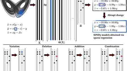 Sparse identification of nonlinear dynamics for rapid model recovery ...