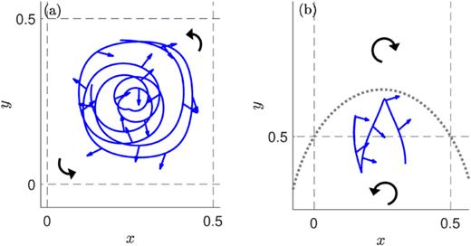 Trapping of swimmers in a vortex lattice | Chaos: An Interdisciplinary ...