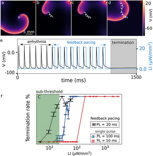 Efficient termination of cardiac arrhythmias using optogenetic resonant ...