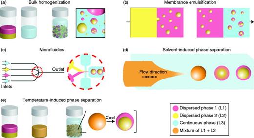 Reconfigurable complex emulsions: Design, properties, and applications ...