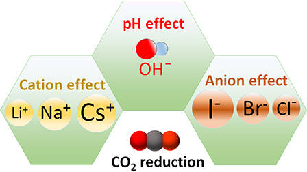 Electrolyte effects on reaction kinetics in electrochemical CO2 reduction: The roles of pH ...
