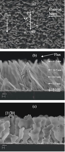 In situ reflection high energy electron diffraction surface pole figure ...