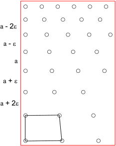 Vortex ratchet effect in a niobium film with spacing-graded density of ...