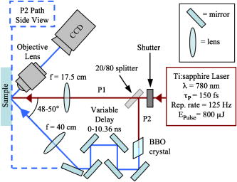 Pump-probe imaging of femtosecond pulsed laser ablation of silicon with ...