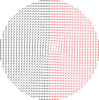 Magnetization reversals in a disk-shaped small magnet with an interface ...