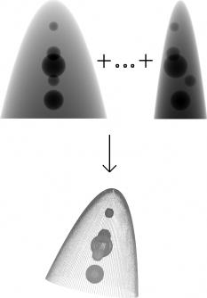 Electron tomography using a geometric surface-tangent algorithm ...