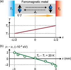Phenomenological analysis for spin-Seebeck effect in metallic magnets ...