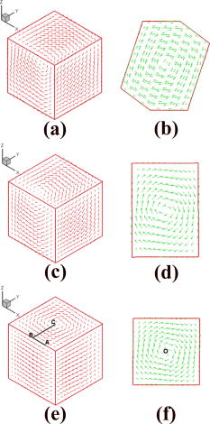 Vortex structure transformation of BaTiO3 nanoparticles through the ...
