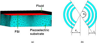 Enhancement of acoustic streaming induced flow on a focused surface ...