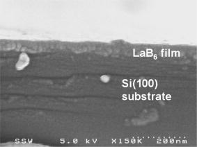 Electronic structure of nanopolycrystalline pulsed laser deposited LaB6 ...