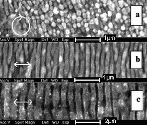 Nano-ripple formation on different band-gap semiconductor surfaces ...