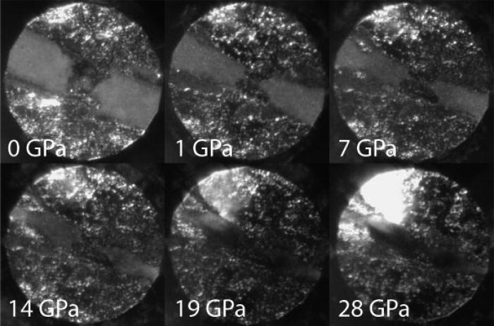 Determining the high-pressure phase transition in highly-ordered ...