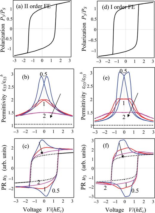 Landau-Ginzburg-Devonshire theory for electromechanical hysteresis loop formation in ...