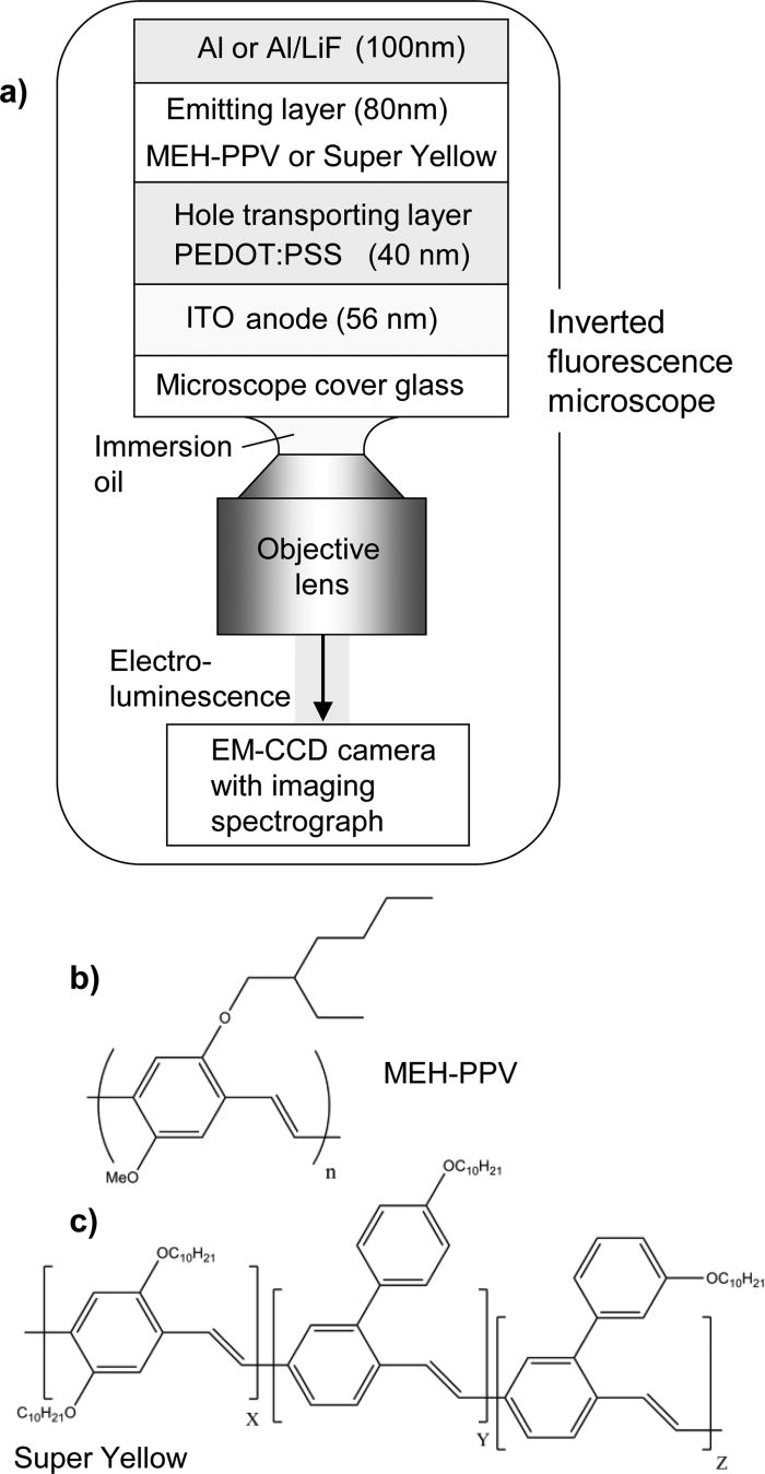 Nanoscale dynamic inhomogeneities in electroluminescence of conjugated ...