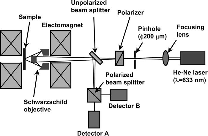 Development of microscopic magnetometer with reflective objective using ...