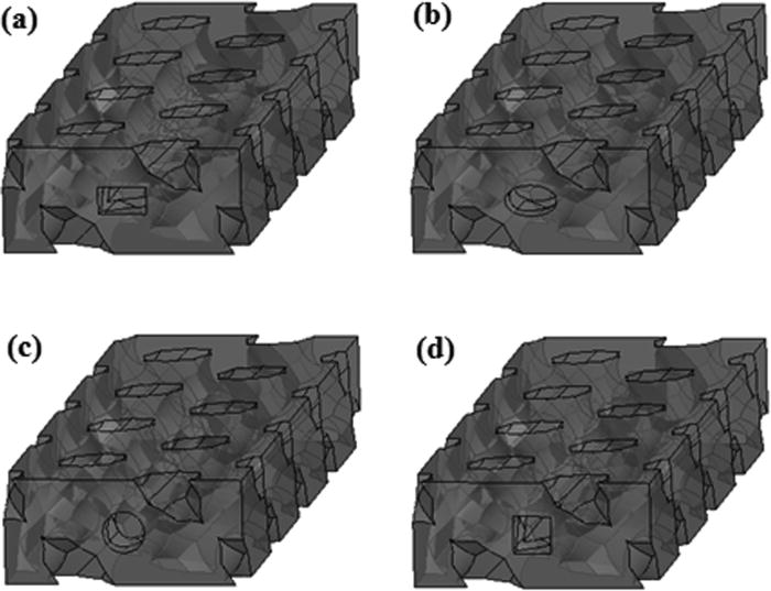 Bandgap properties of diamond structure photonic crystals with line ...