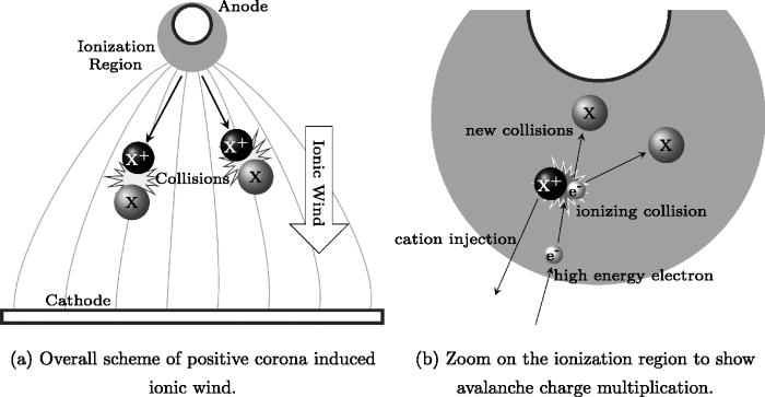 Multiphysics simulation of corona discharge induced ionic wind ...