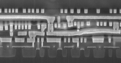 Ultra low-K shrinkage behavior when under electron beam in a scanning ...